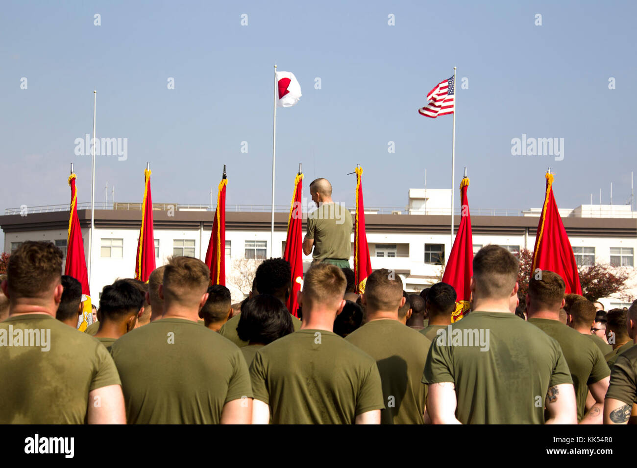 U.S. Marine Corps Col. Mark. T. Palmer, commanding officer with Marine ...