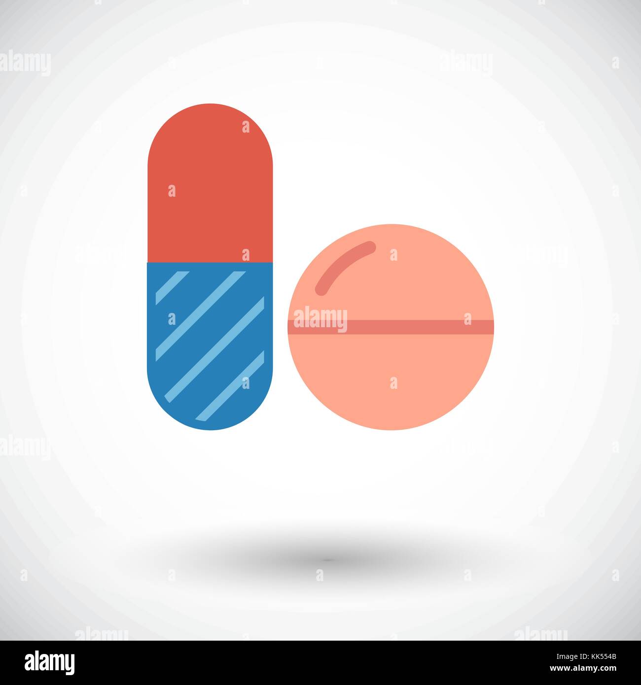 Contraceptive pills. Flat vector icon for mobile and web applications ...