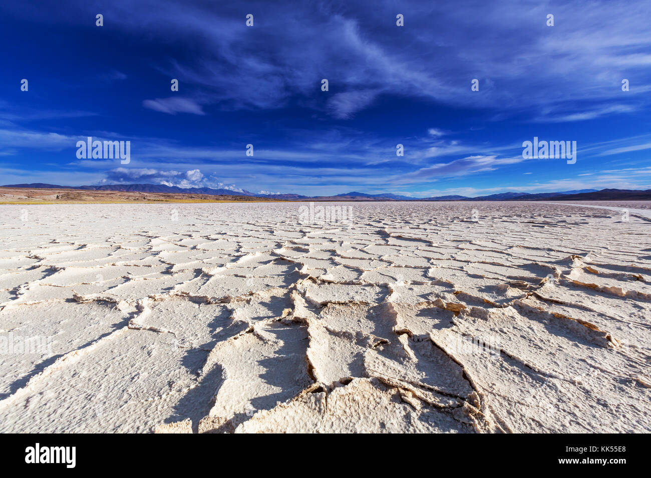 Salt desert in the Jujuy Province, Argentina Stock Photo - Alamy