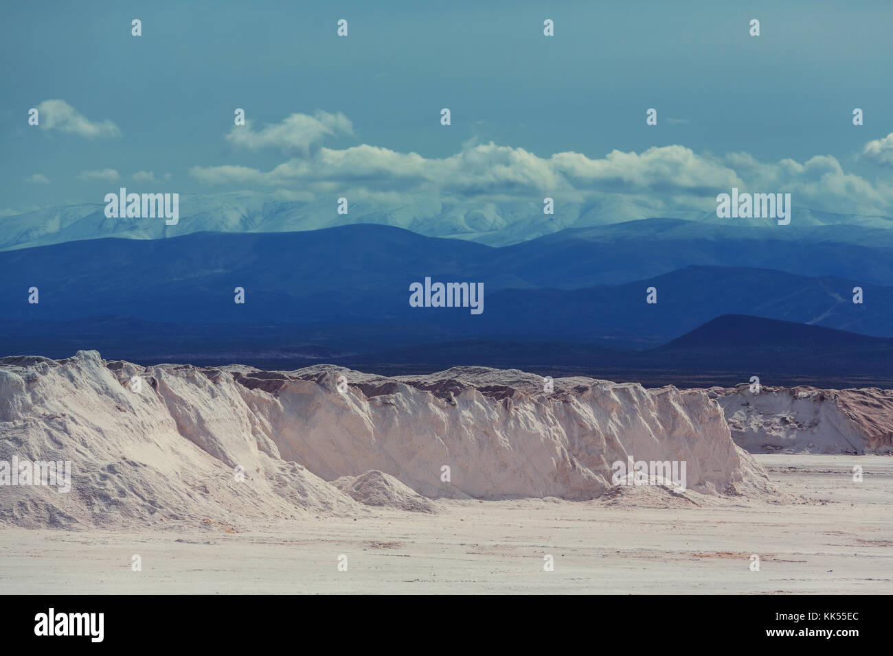 Salt desert in the Jujuy Province, Argentina Stock Photo - Alamy