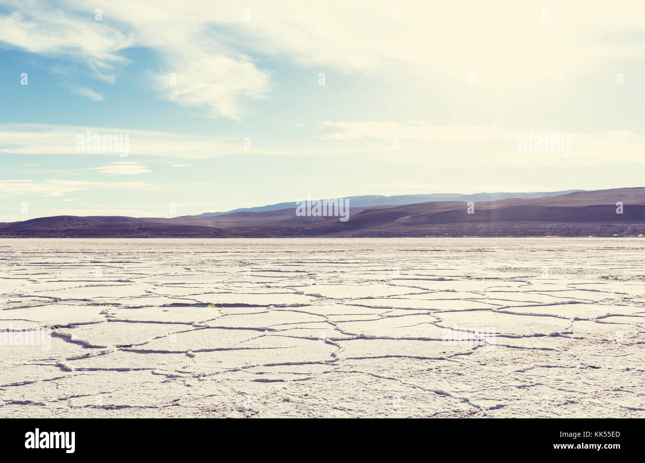 Salt desert in the Jujuy Province, Argentina Stock Photo - Alamy
