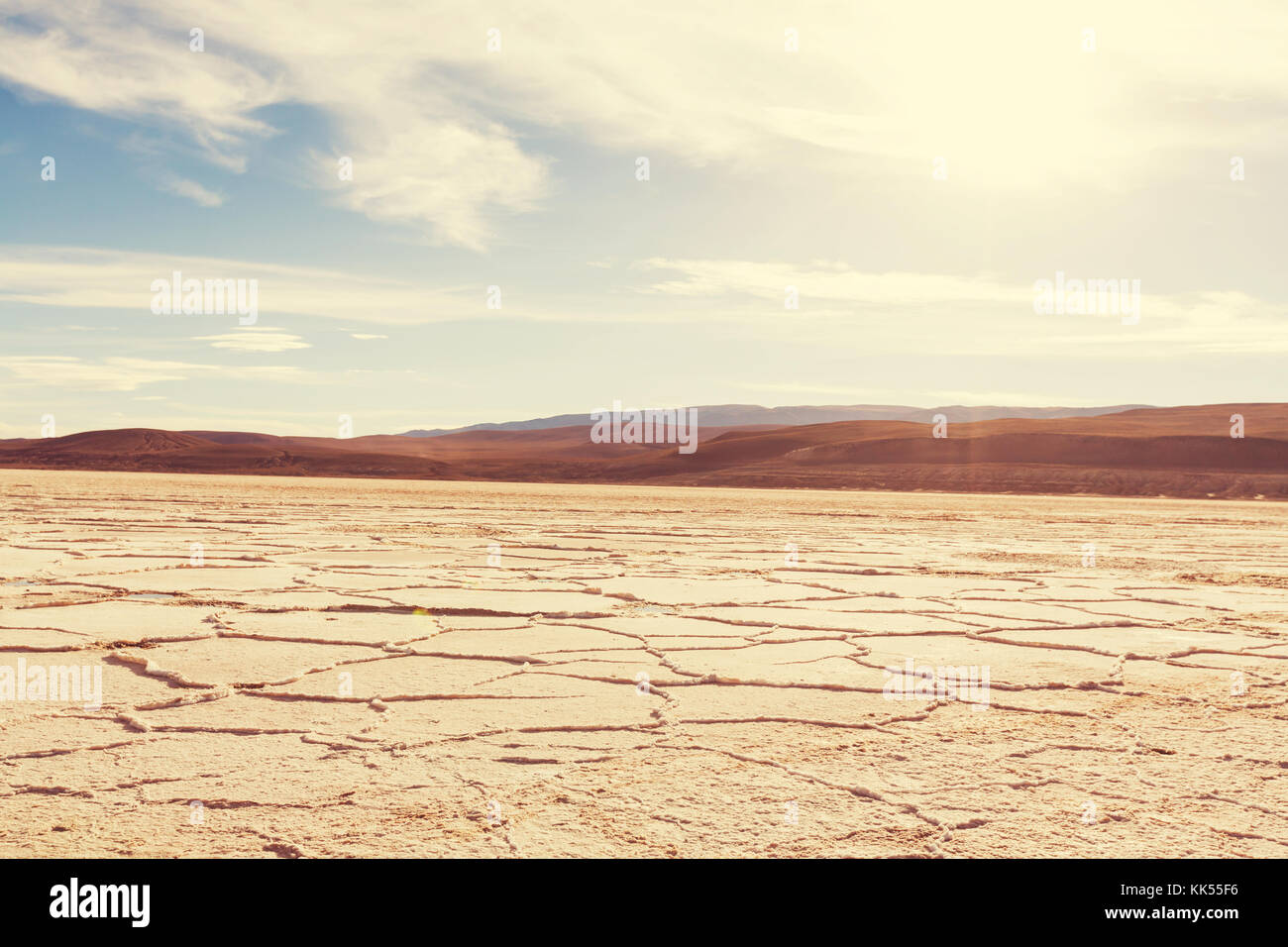Salt desert in the Jujuy Province, Argentina Stock Photo - Alamy