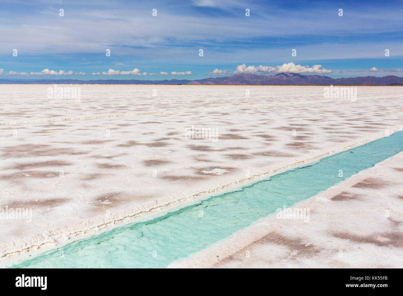 Salt desert in the Jujuy Province, Argentina Stock Photo - Alamy