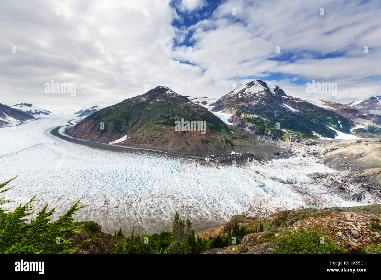 Salmon glacier in Stewart, Canada Stock Photo - Alamy