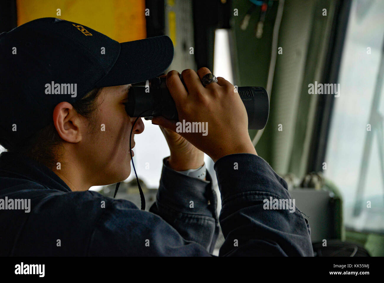 ATLANTIC OCEAN (Nov. 9, 2017) Ensign Erin Devivies, from Quantico ...