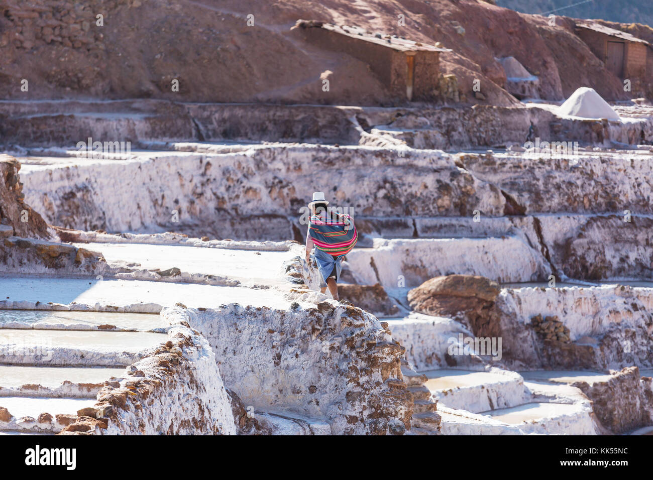 Maras salt ponds located at the Urubamba, Peru Stock Photo - Alamy