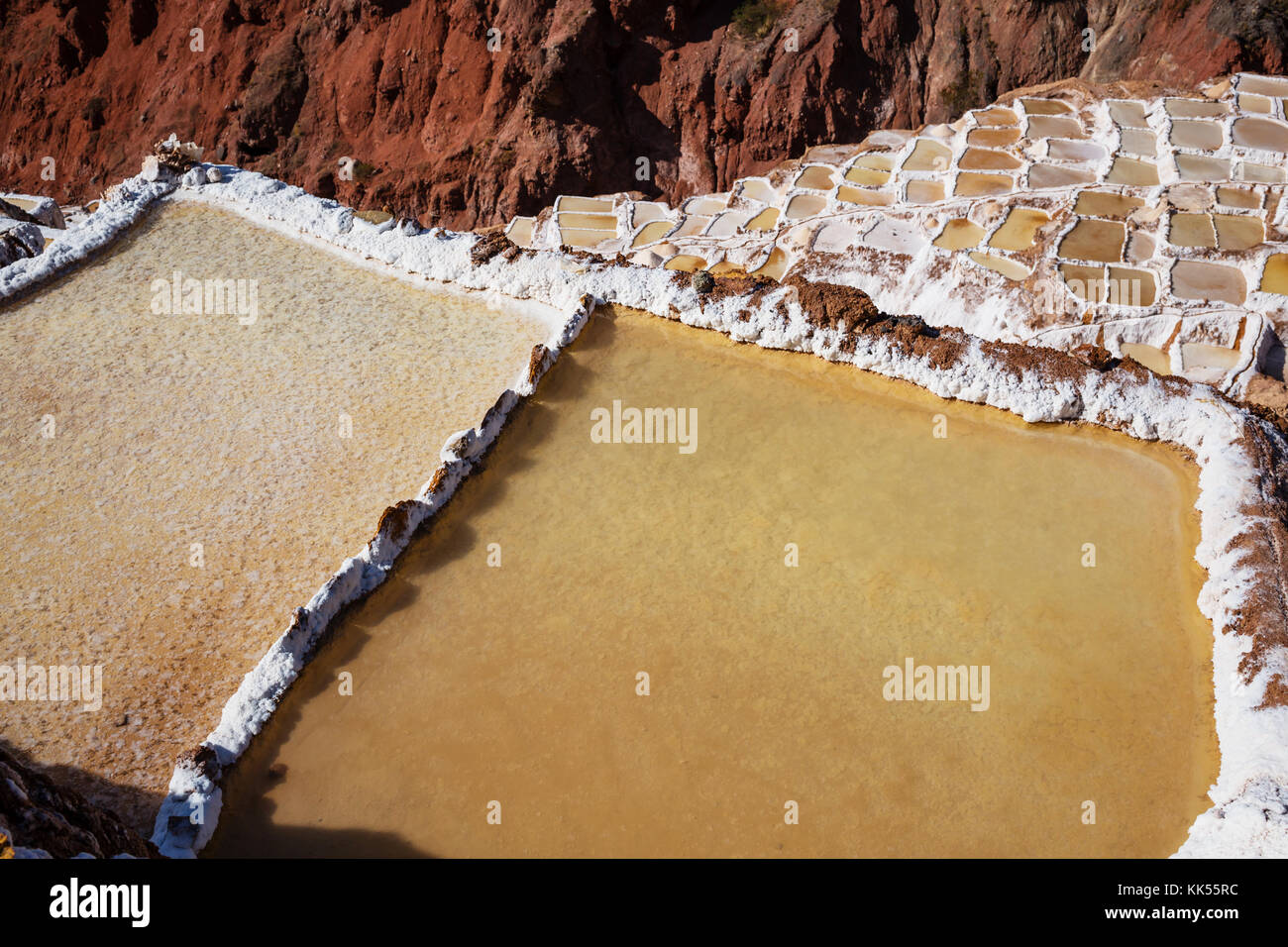 Maras salt ponds located at the Urubamba, Peru Stock Photo - Alamy