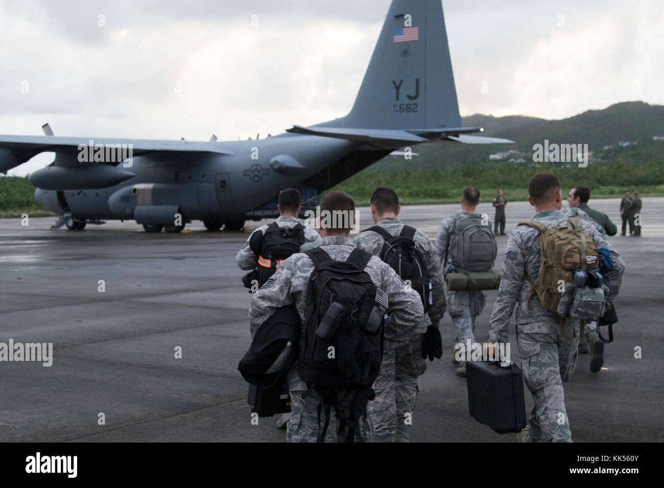 SAN JUAN, Puerto Rico – Airmen from the 103rd Airlift Wing, Connecticut ...
