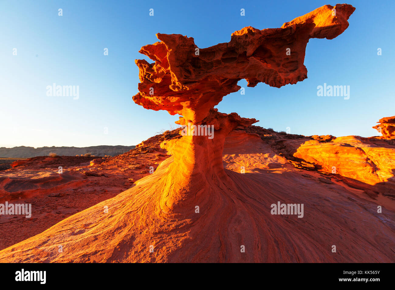 Sandstone formations in Nevada Stock Photo - Alamy