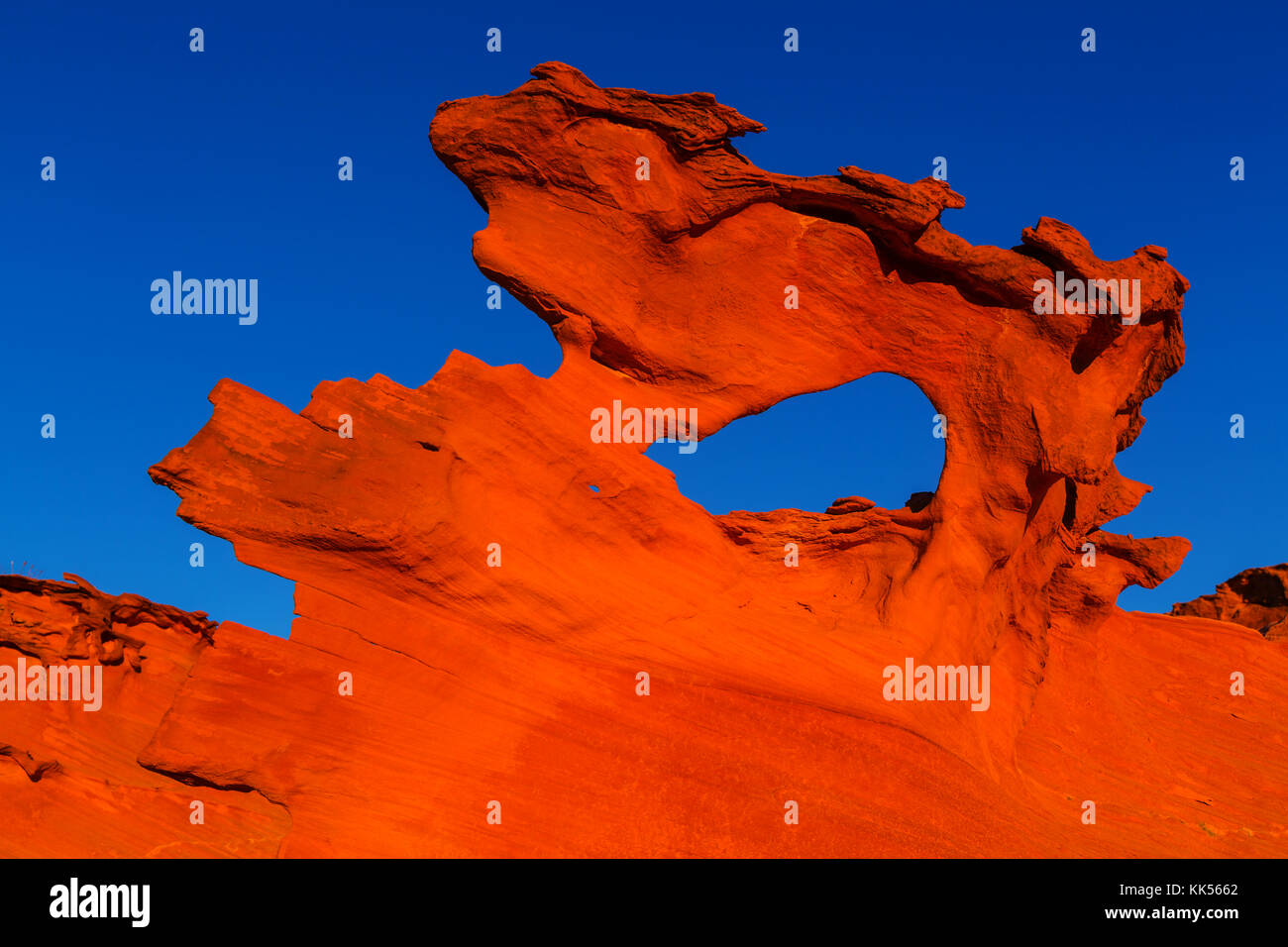 Sandstone formations in Nevada Stock Photo - Alamy