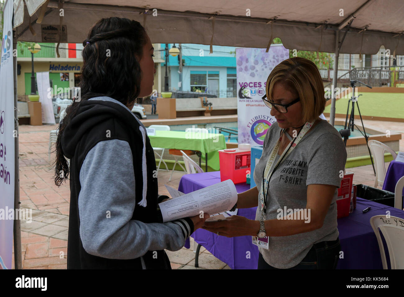 LARES, Puerto Rico – Brunilda Chico Moya, a medical technician with the ...