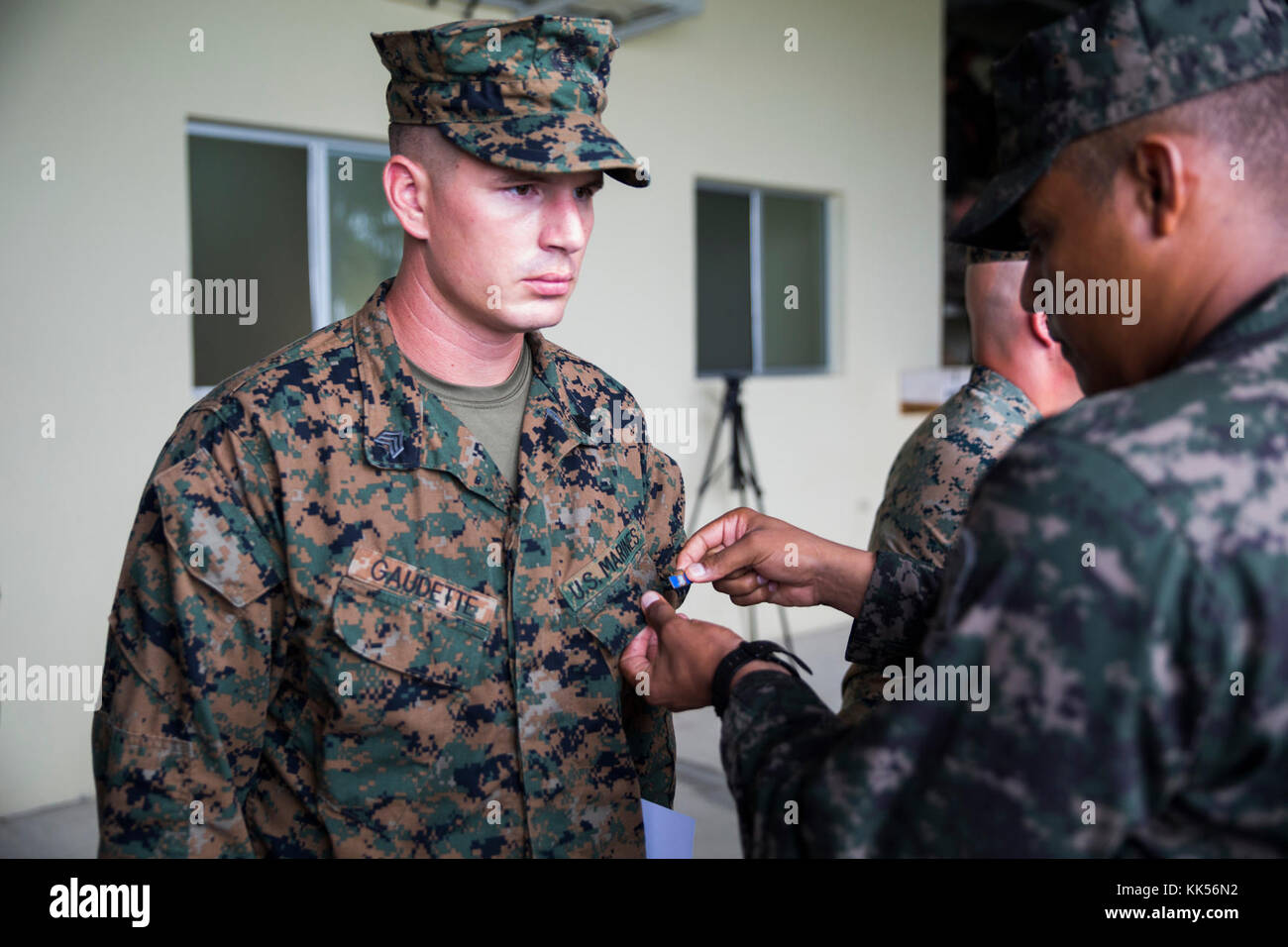U.S. Marine Sgt. David G. Gaudette, the staff noncommissioned officer ...