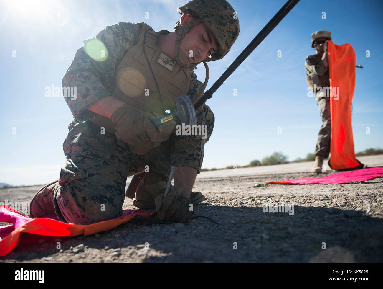 U.S. Marines, of a Marine Air Traffic Control Mobile Team from the ...