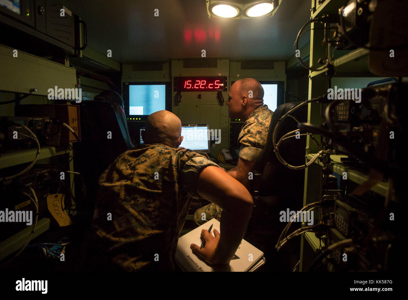 U.S. Marines with Marine Air Traffic Control Detachment Alpha, Marine ...