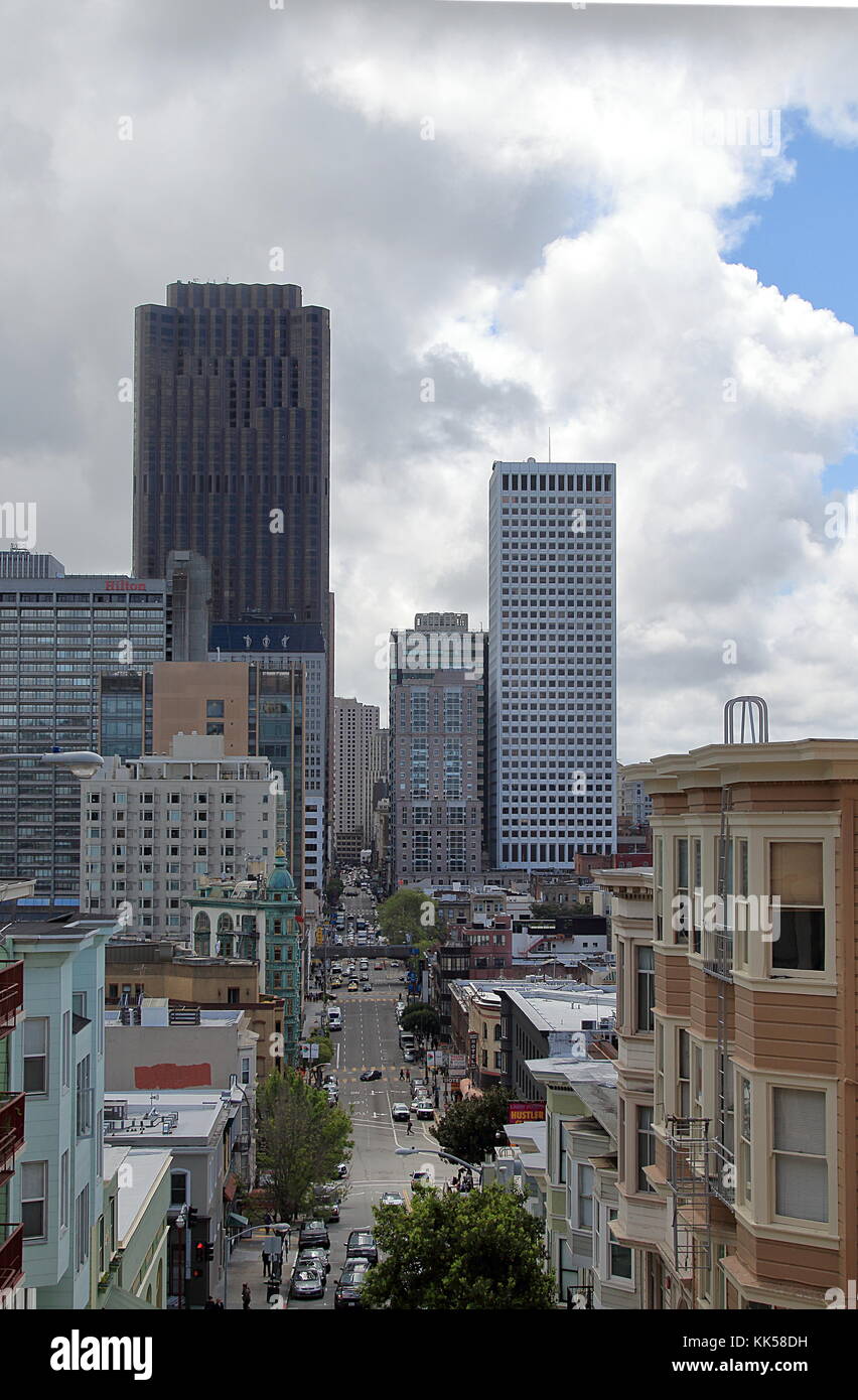 San Francisco, California. Beautiful urban view on the city from ...