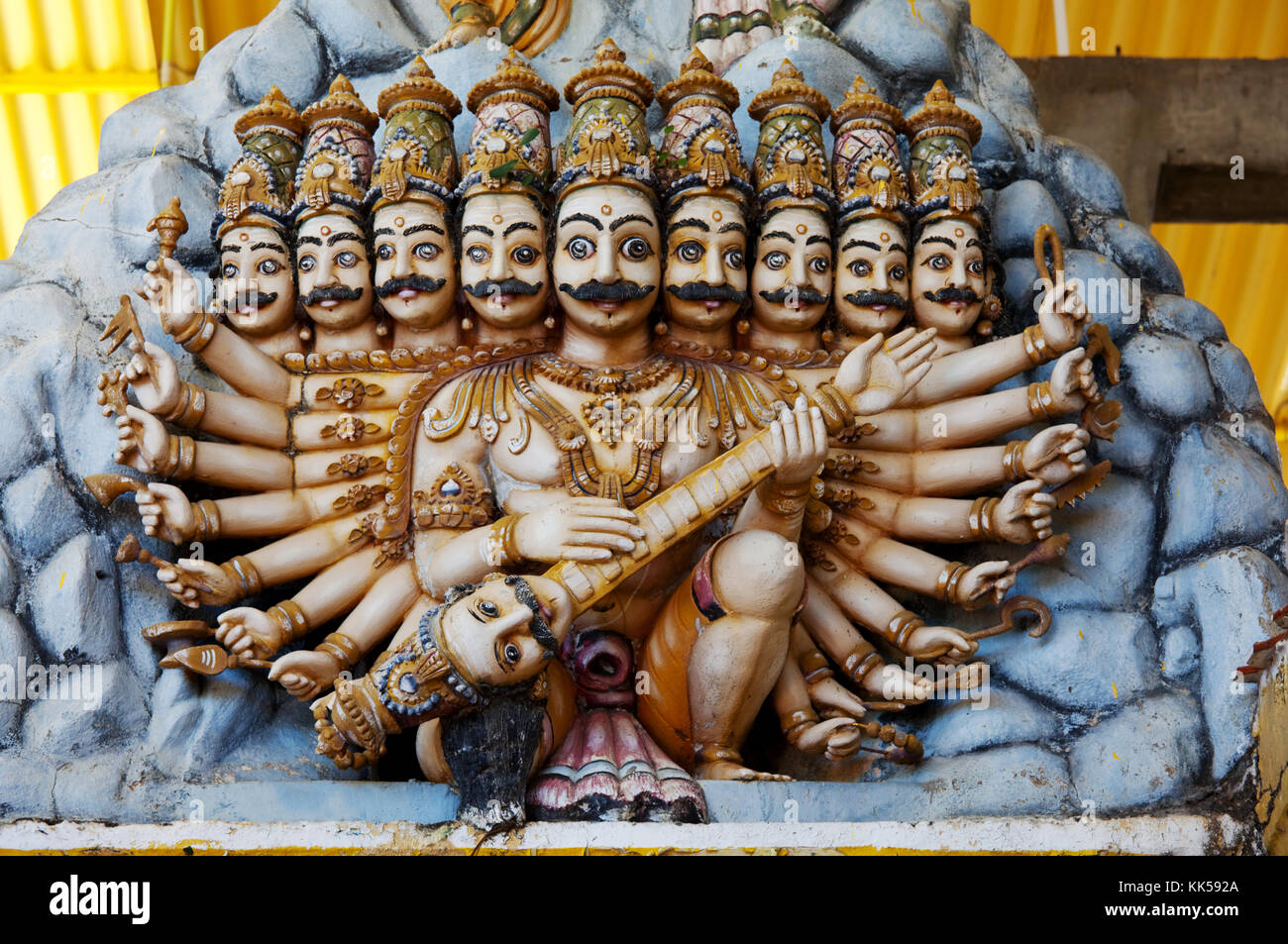 Ancient Hinduism god sculpture on Sri Lanka Stock Photo - Alamy