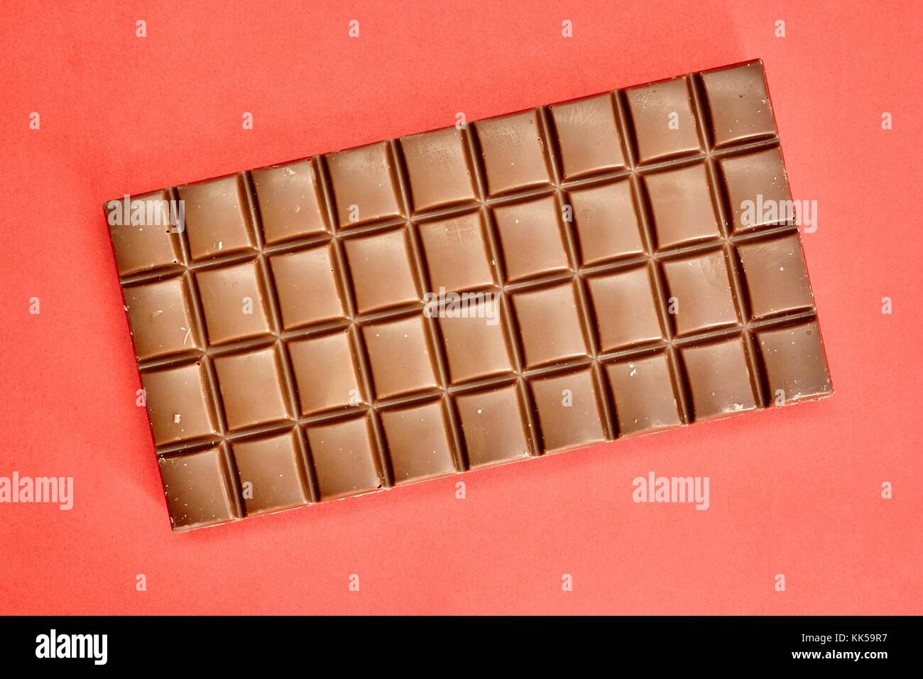 A studio photo of a block of chocolate Stock Photo - Alamy