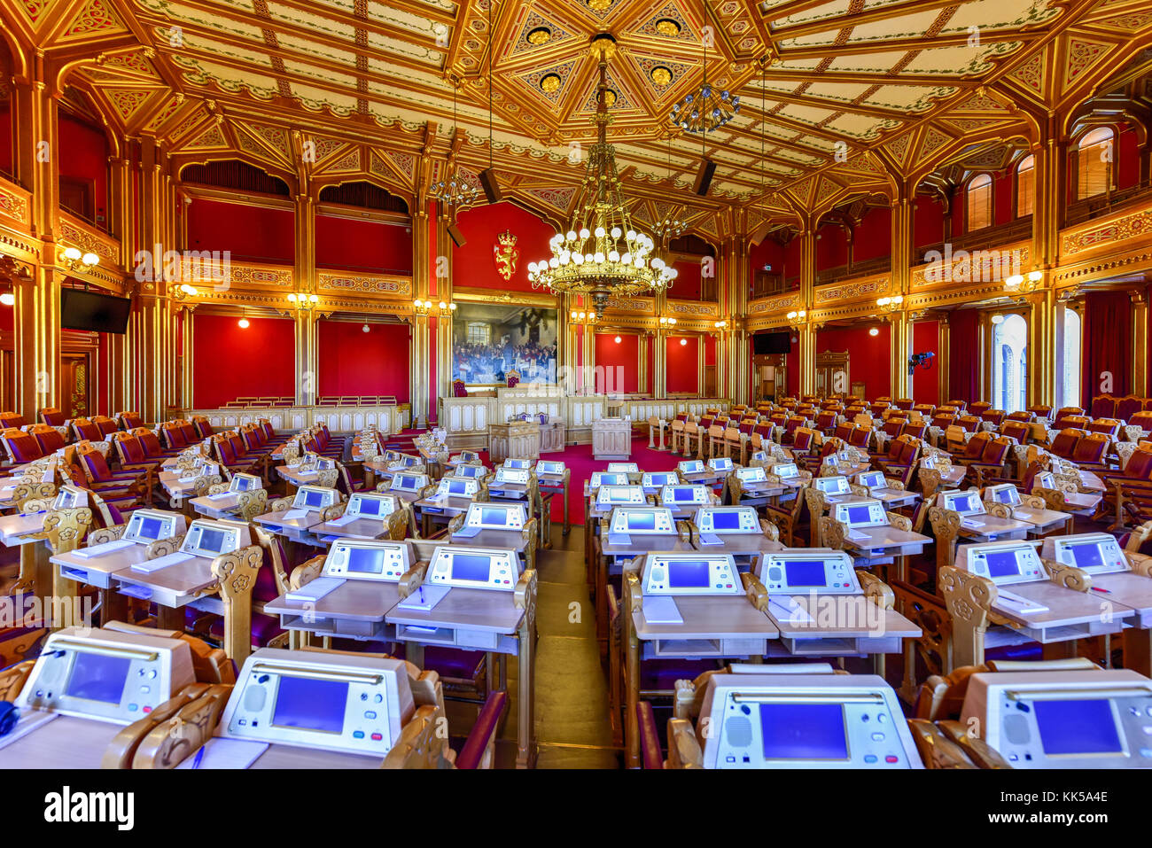 Norway parliament building interior hi-res stock photography and images ...
