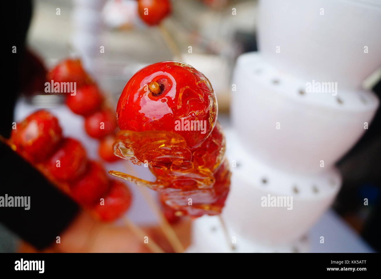 Ice-sugar gourd is a traditional Chinese delicacy Stock Photo - Alamy