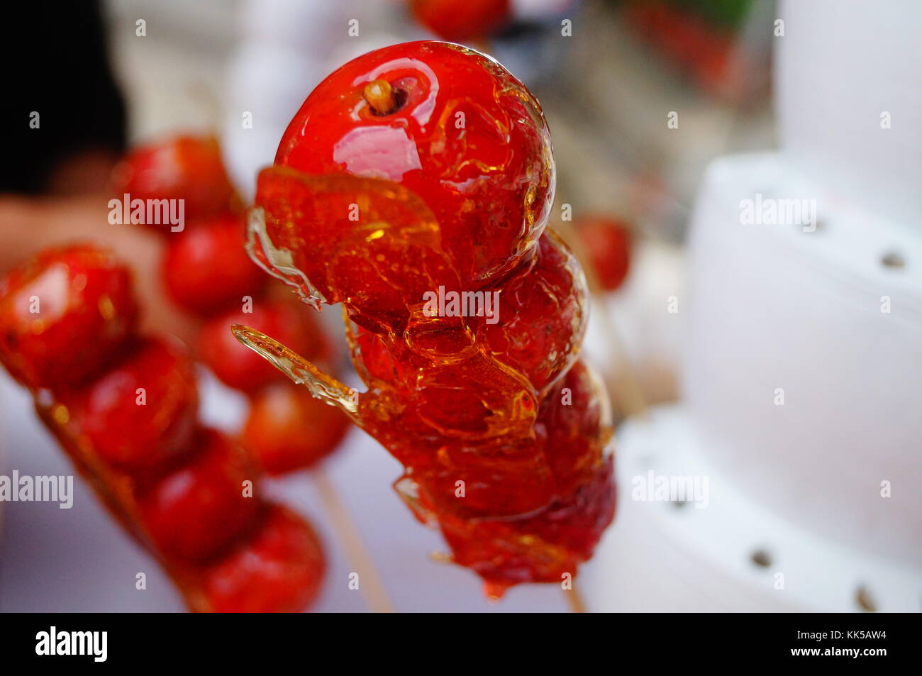 Ice-sugar gourd is a traditional Chinese delicacy Stock Photo - Alamy