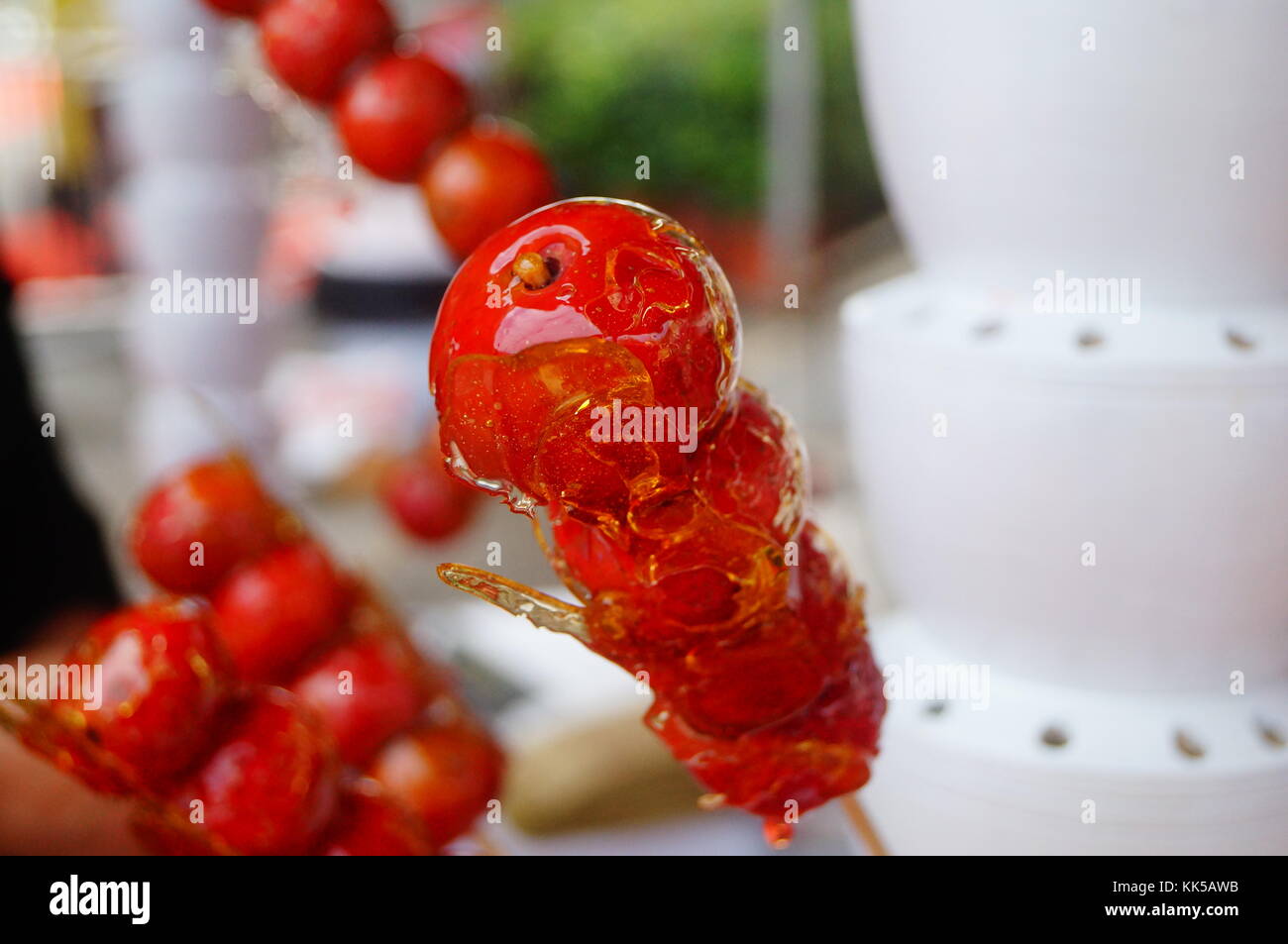 Ice-sugar gourd is a traditional Chinese delicacy Stock Photo - Alamy