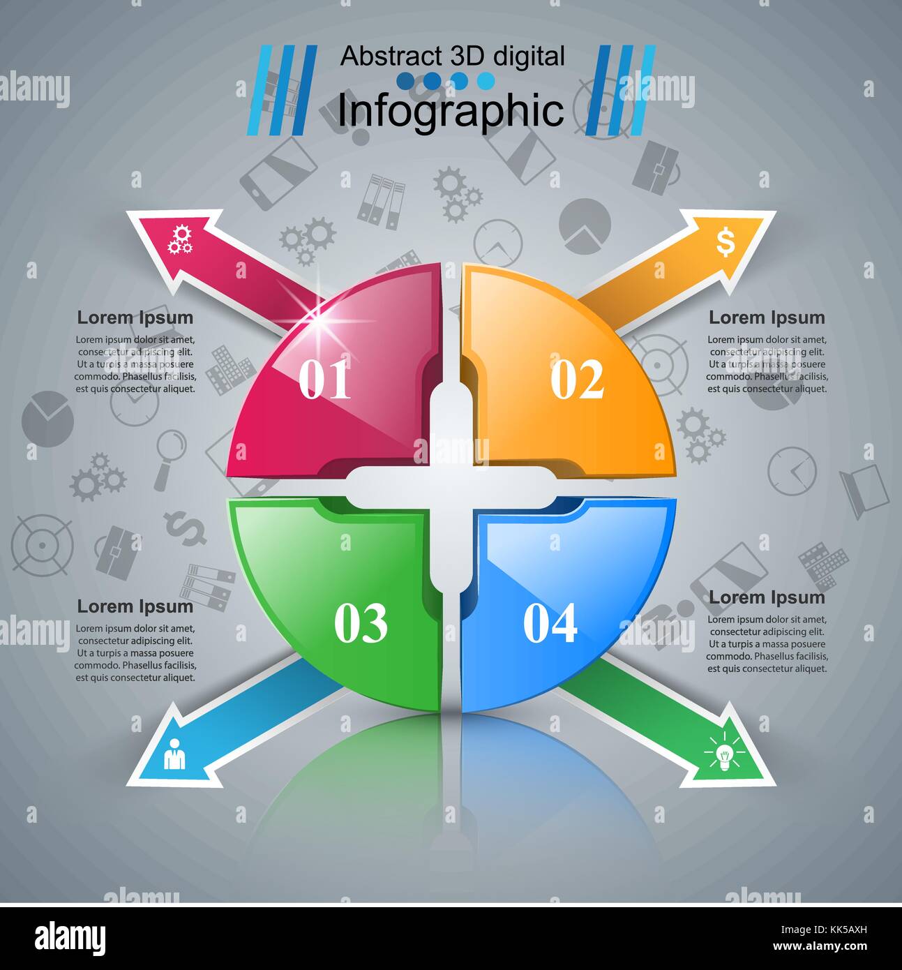 Puzzle logo. Business Infographics Stock Vector Image & Art - Alamy