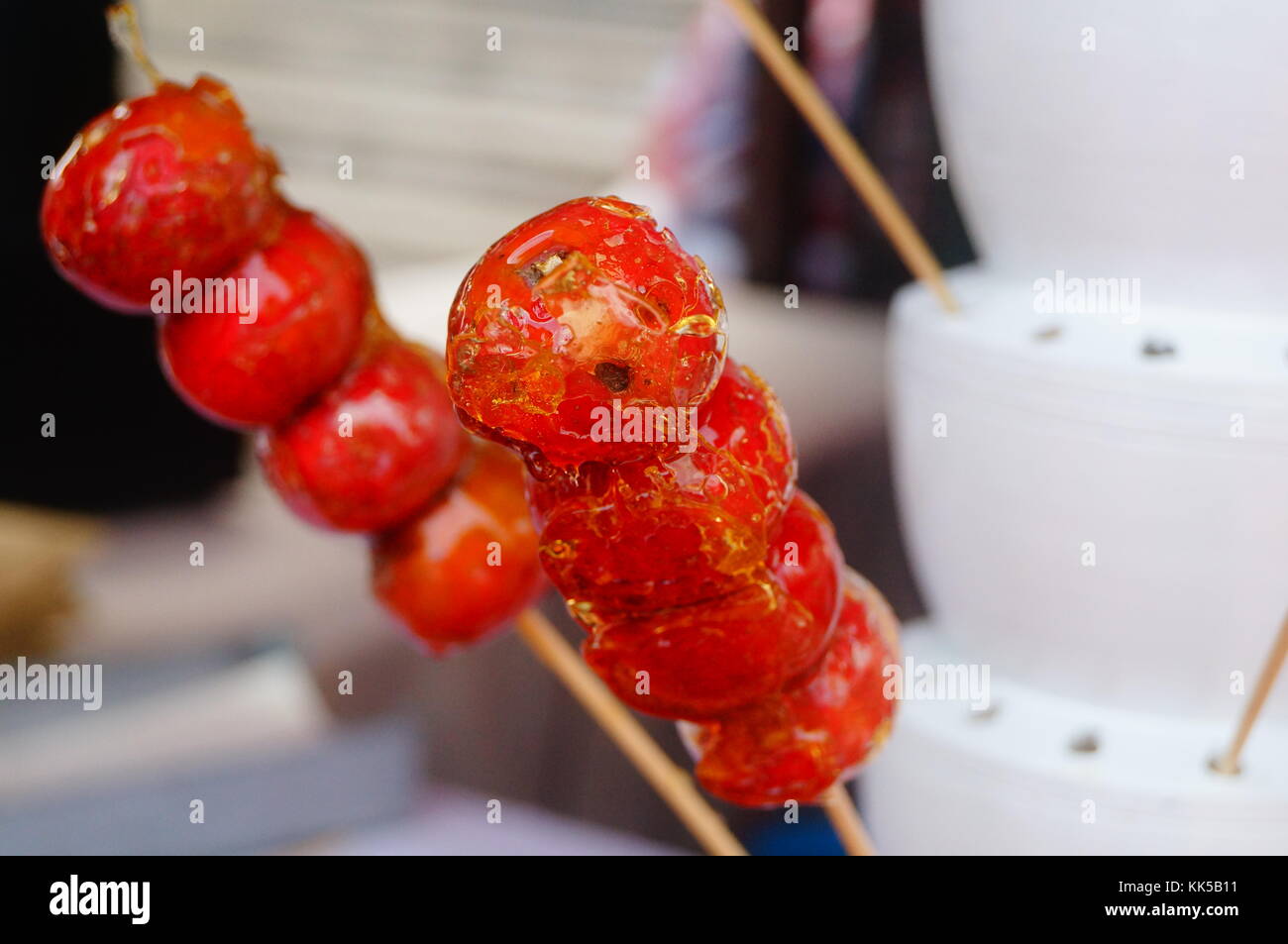 Ice-sugar gourd is a traditional Chinese delicacy Stock Photo - Alamy