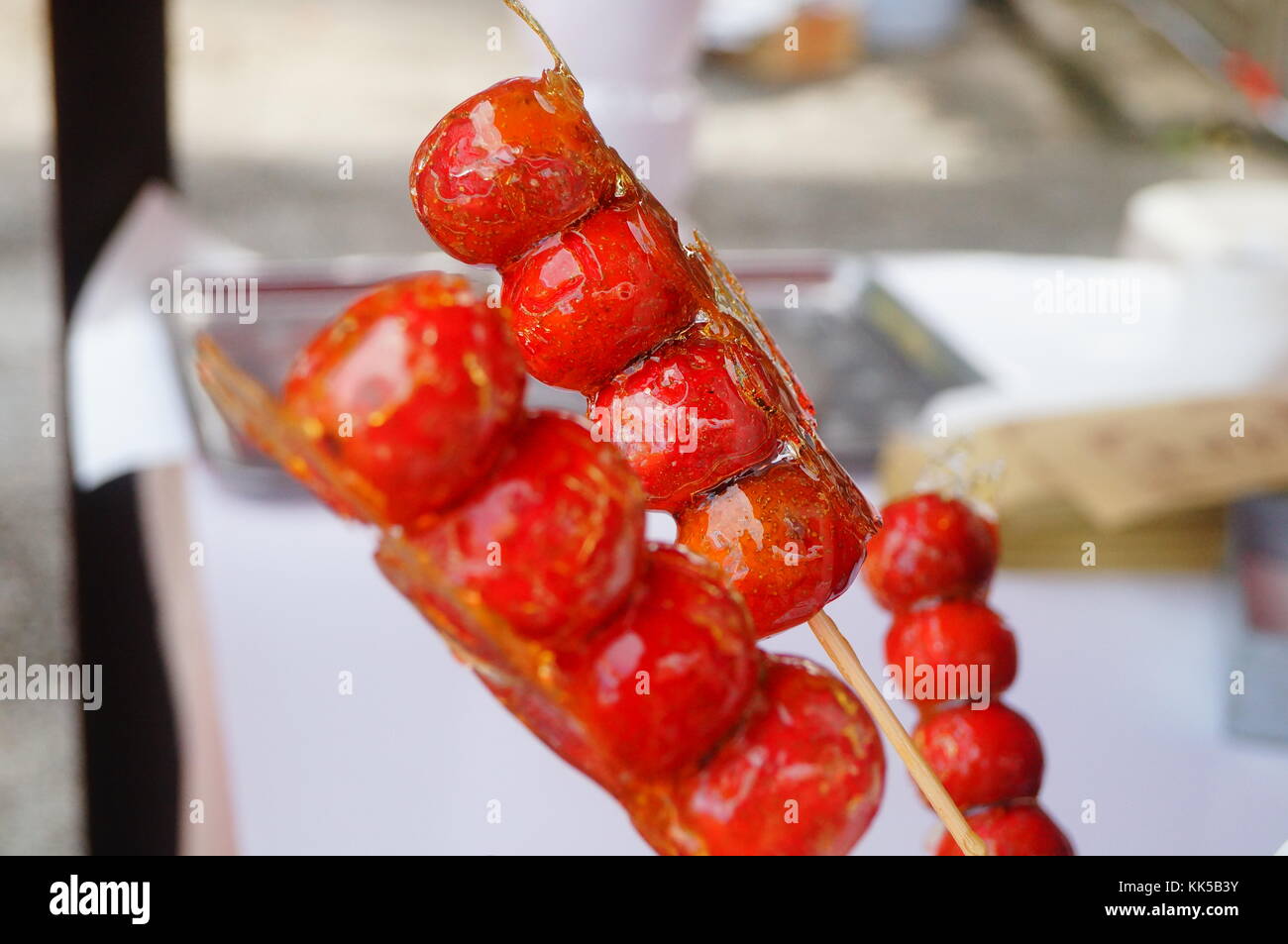 Ice-sugar gourd is a traditional Chinese delicacy Stock Photo - Alamy