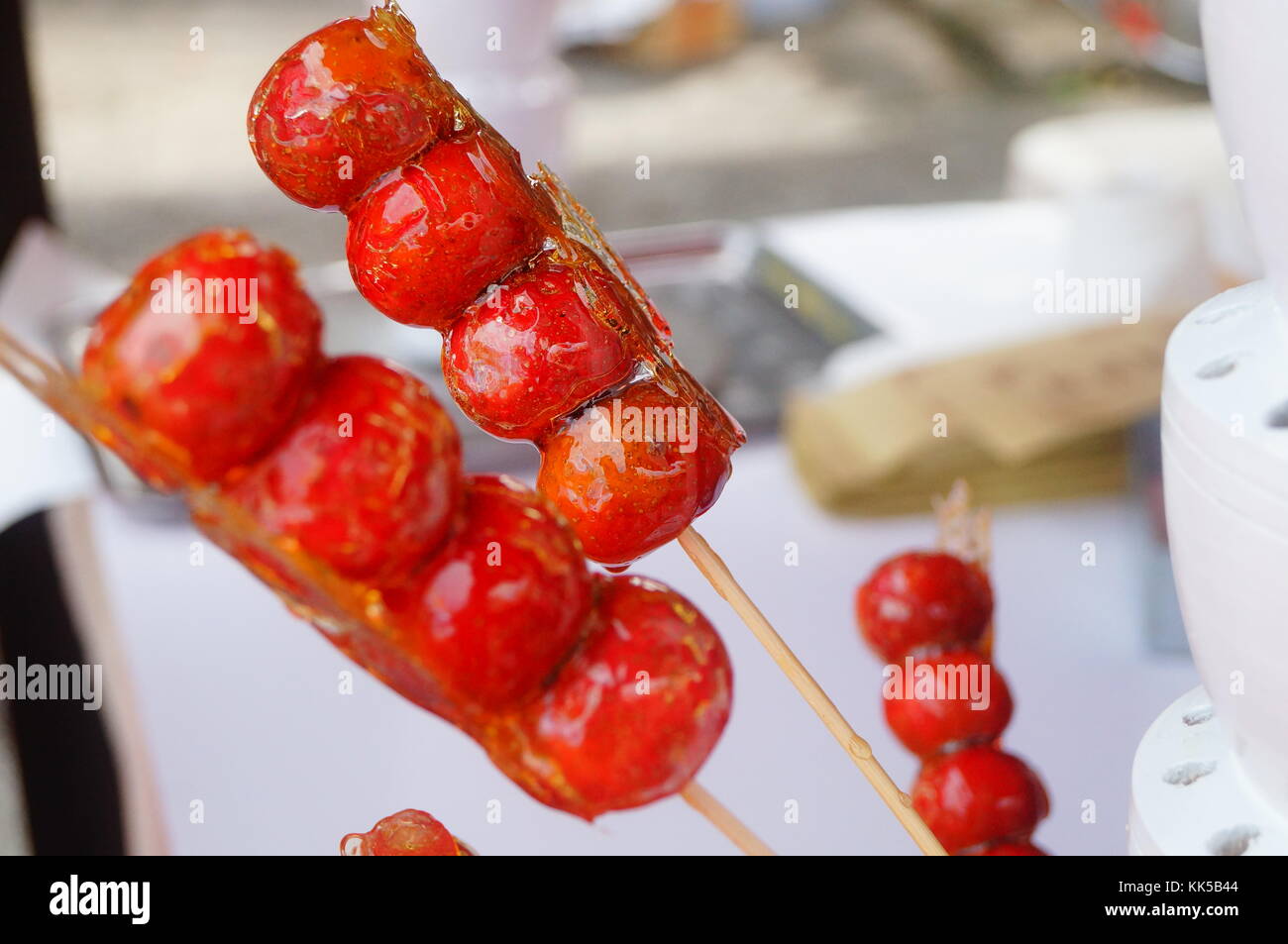 Ice-sugar gourd is a traditional Chinese delicacy Stock Photo - Alamy