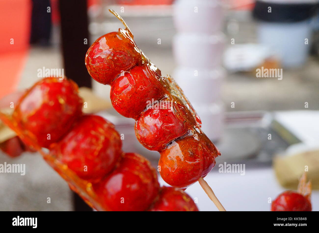 Ice-sugar gourd is a traditional Chinese delicacy Stock Photo - Alamy