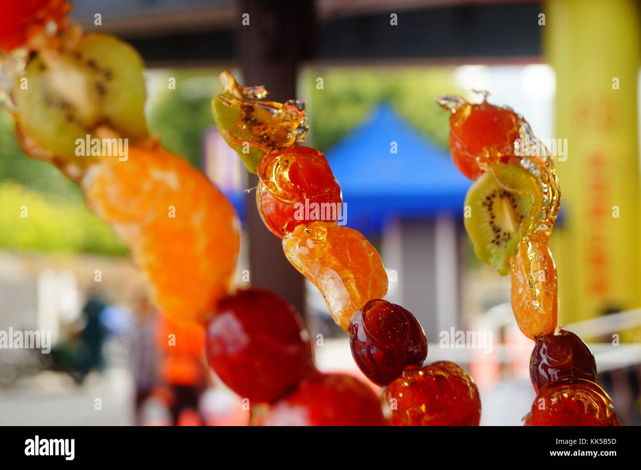 Ice-sugar gourd is a traditional Chinese delicacy Stock Photo - Alamy
