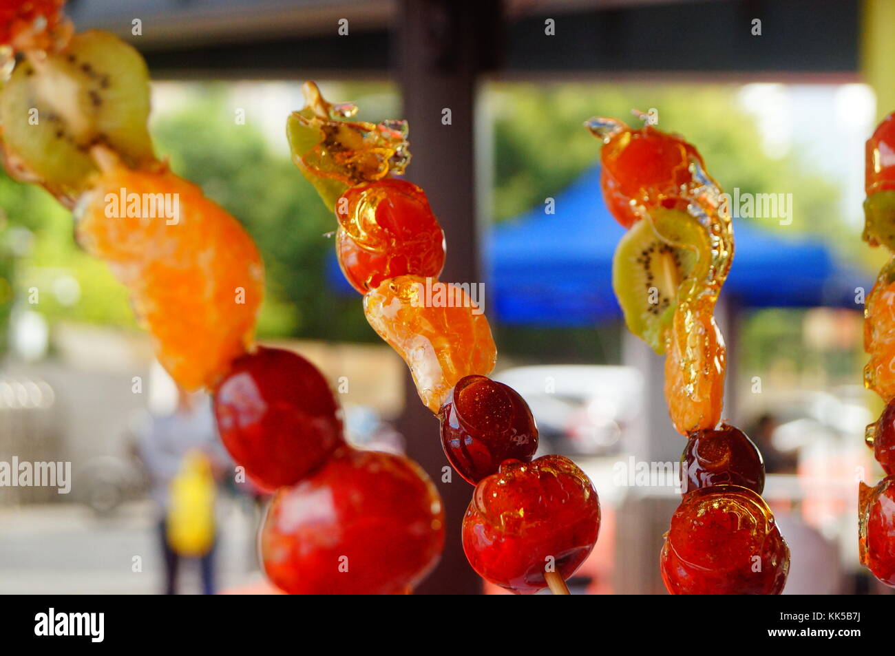Ice-sugar gourd is a traditional Chinese delicacy Stock Photo - Alamy