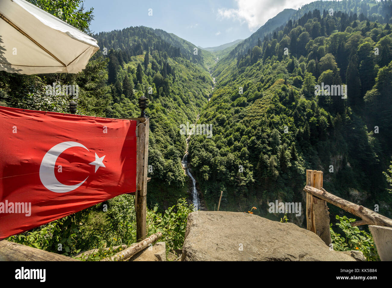 Landscape view of Ayder Plateau in Rize,Turkey.Ayder Valley is popular ...