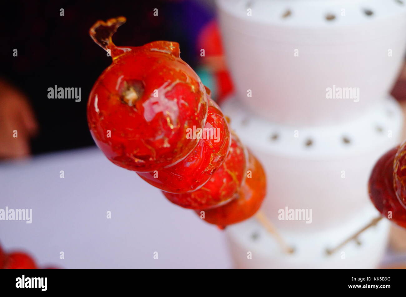 Ice-sugar gourd is a traditional Chinese delicacy Stock Photo - Alamy