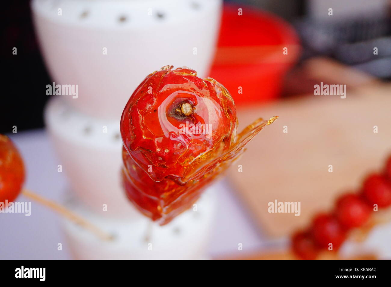 Ice-sugar gourd is a traditional Chinese delicacy Stock Photo - Alamy