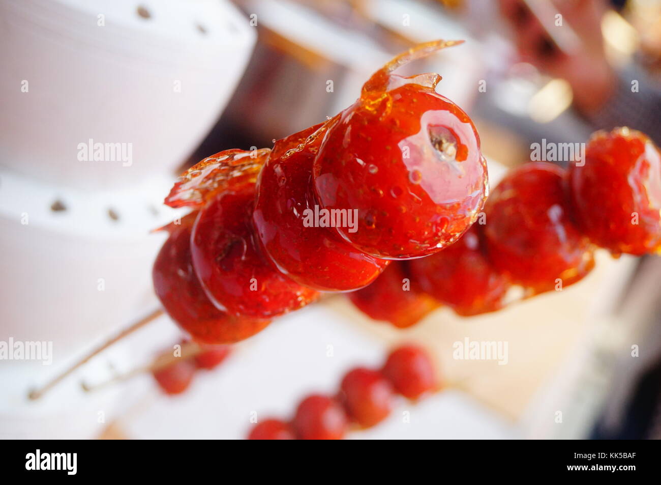 Ice-sugar gourd is a traditional Chinese delicacy Stock Photo - Alamy