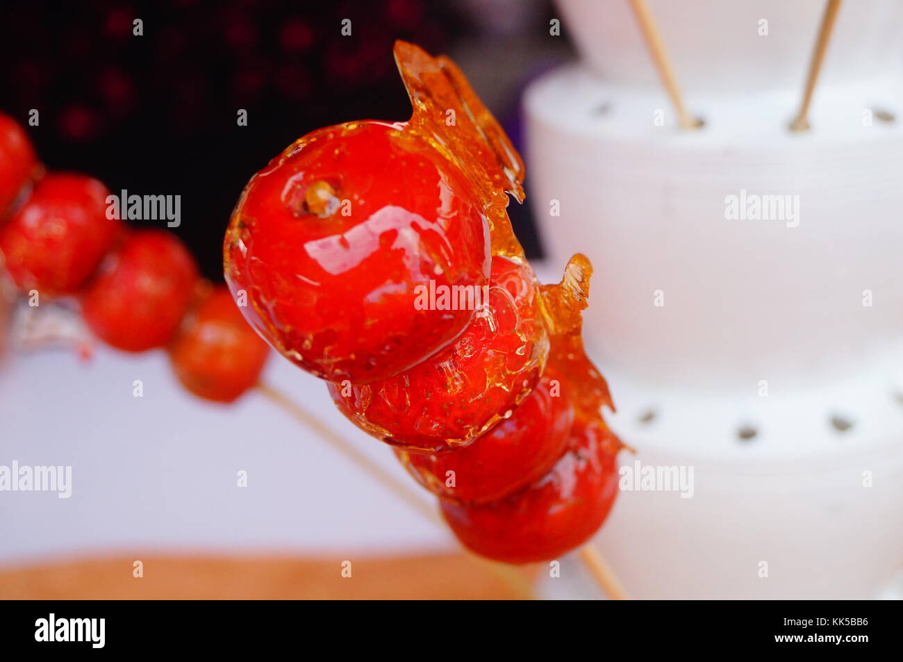 Ice-sugar gourd is a traditional Chinese delicacy Stock Photo - Alamy