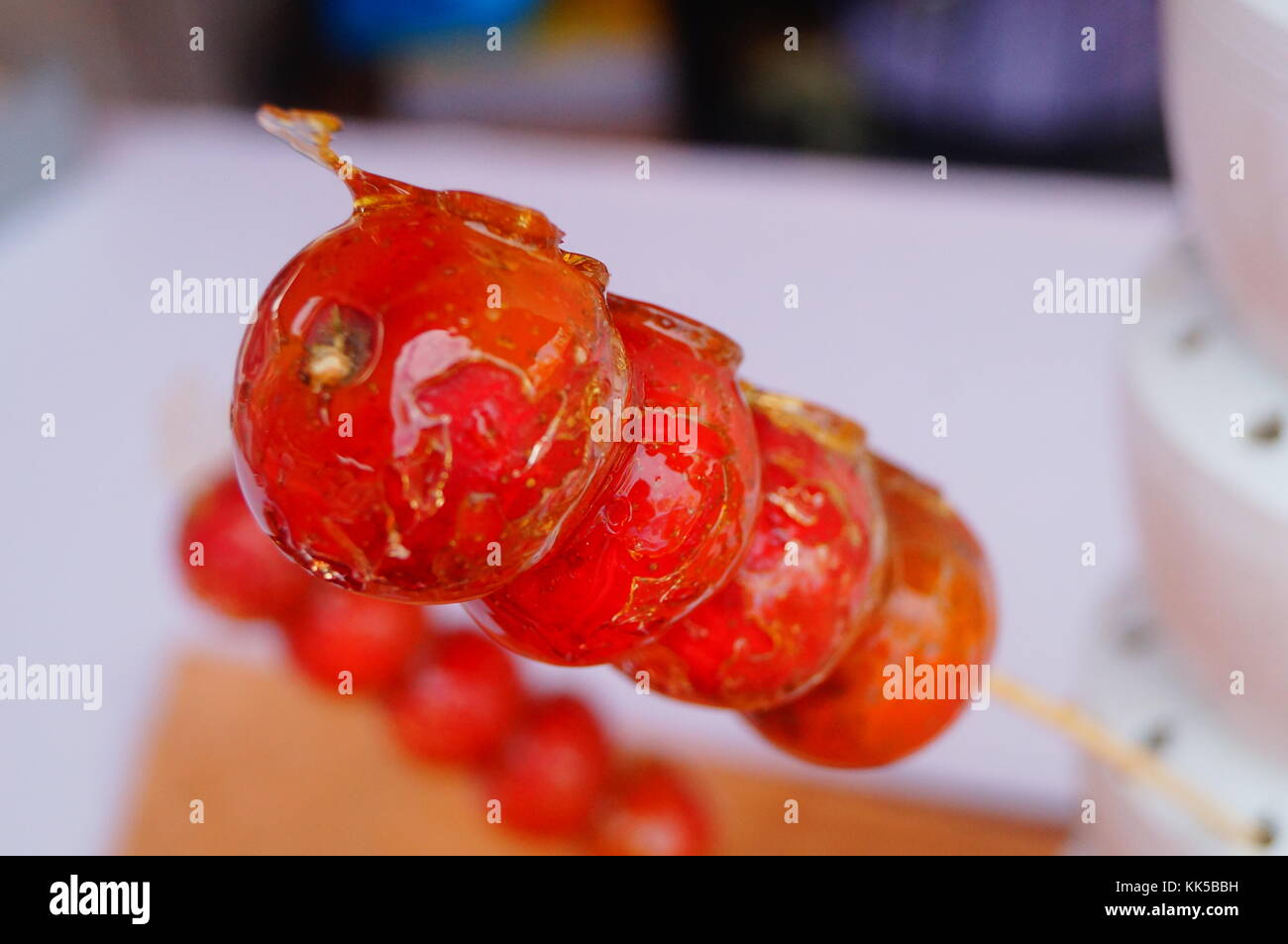Ice-sugar gourd is a traditional Chinese delicacy Stock Photo - Alamy