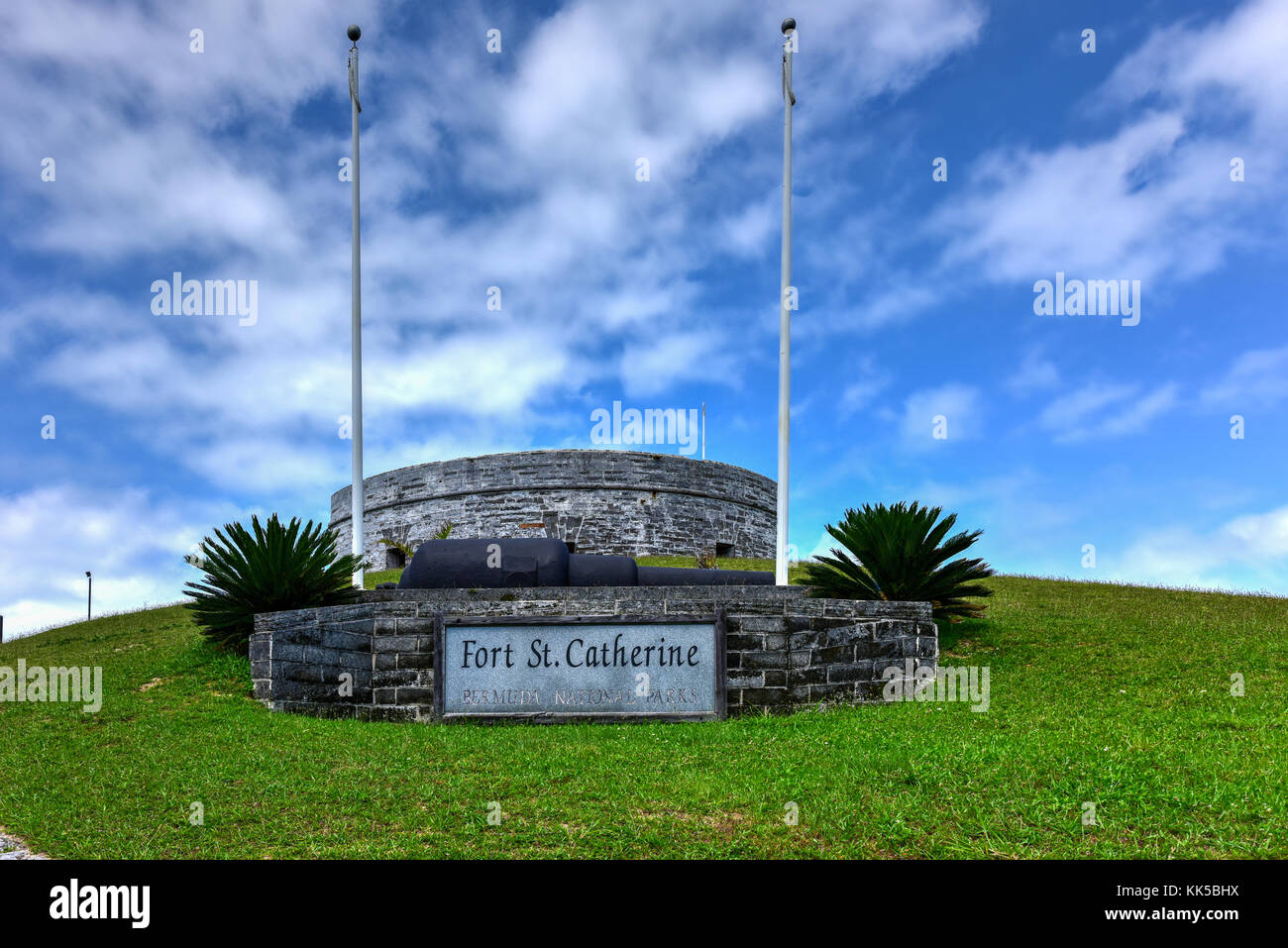 Fort Saint Catherine in St. George's, Bermuda Stock Photo - Alamy