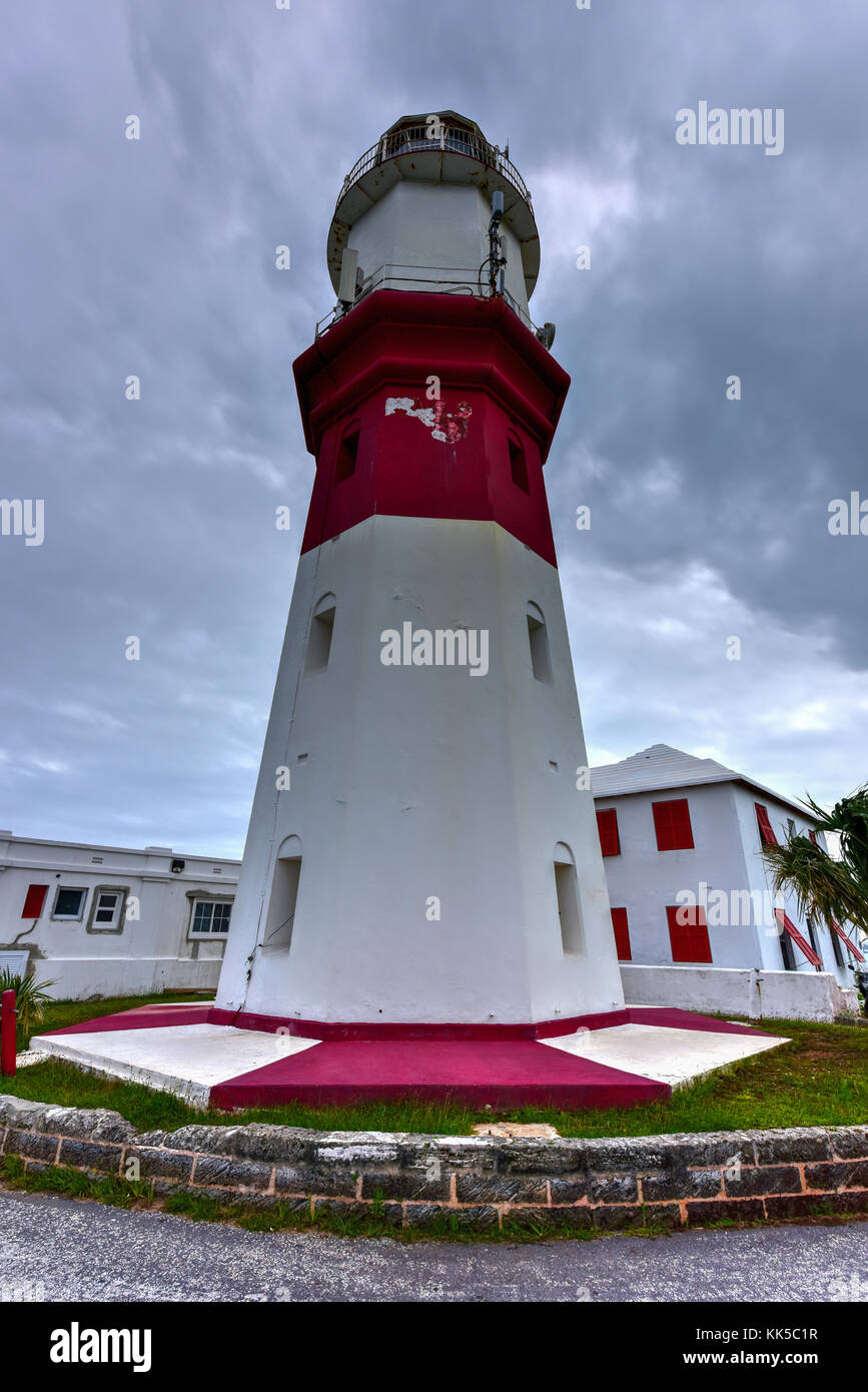 Saint Davids Lighthouse in Bermuda, built in 1879 Stock Photo - Alamy