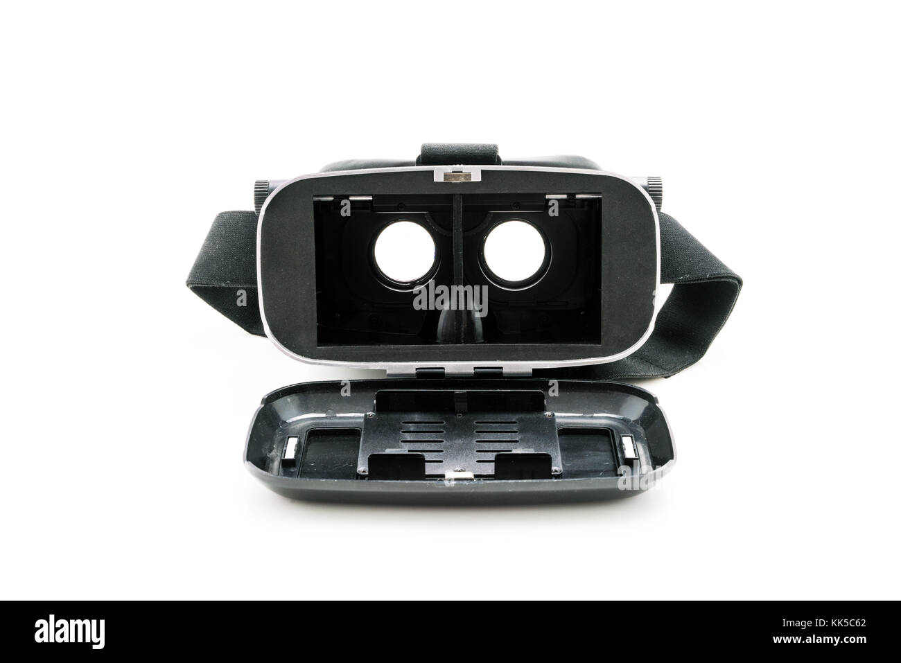 VR CardBoard, Virtual reality at Home, on White Background, shudio shot ...