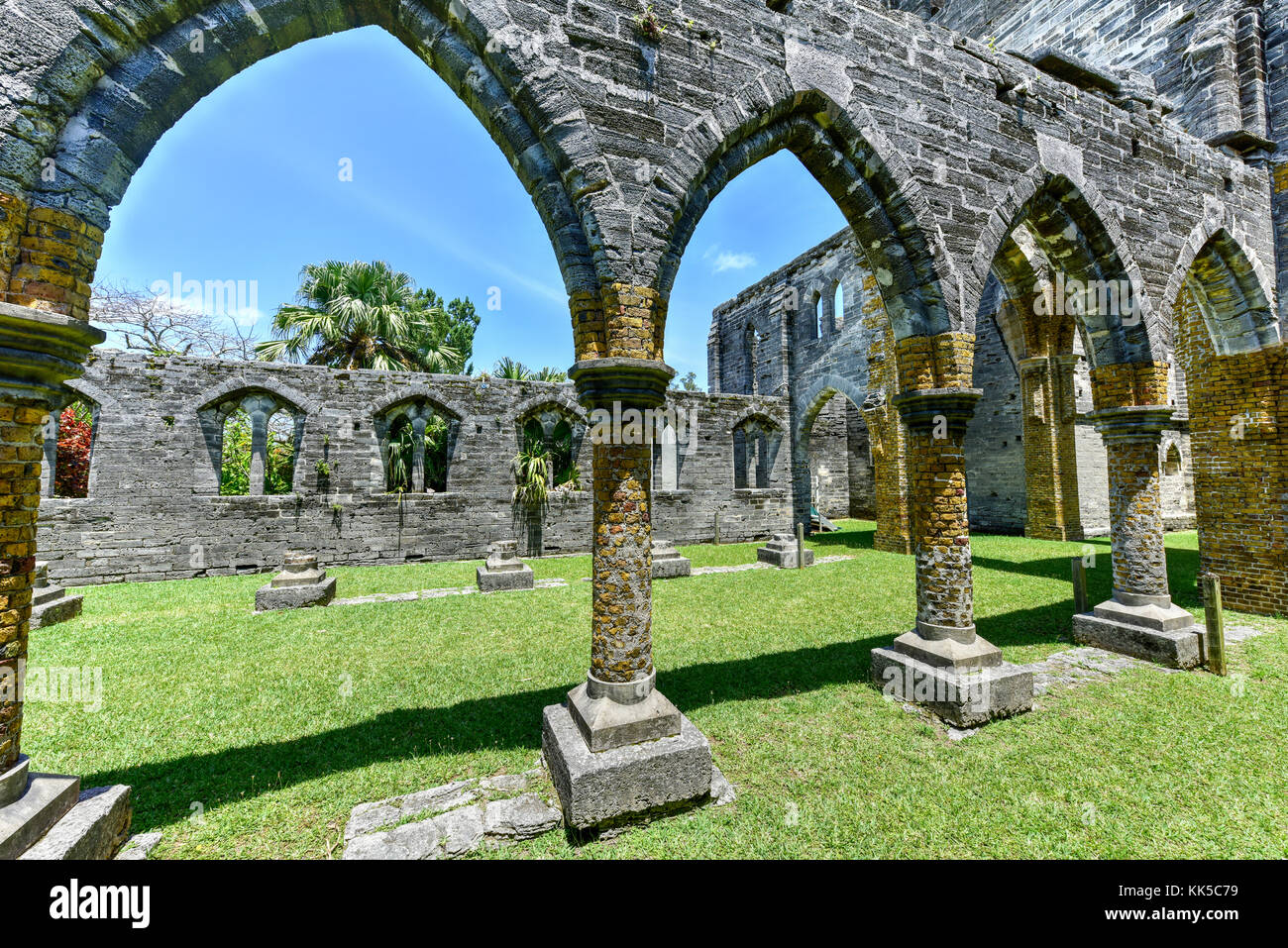 Unfinished Church. It's ruins are a protected historic monument and ...