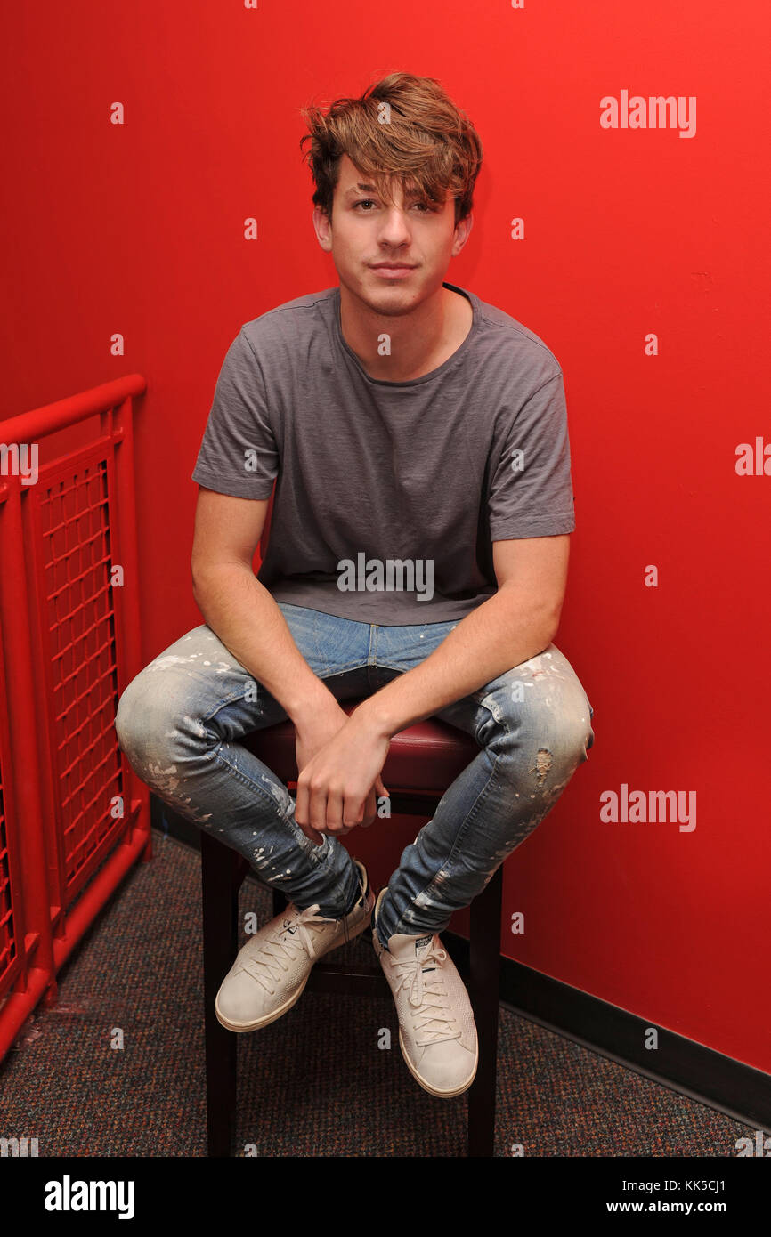 FORT LAUDERDALE, FL - OCTOBER 04: Charlie Puth poses for a portrait ...