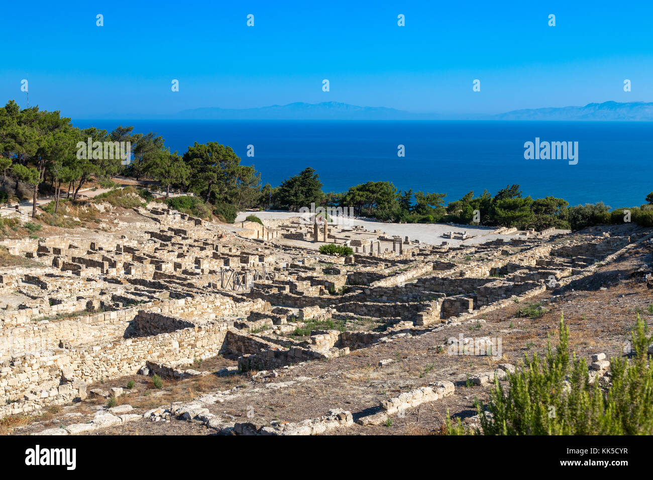 Ancient City of Kamiros, Rhodes, Greece Stock Photo - Alamy
