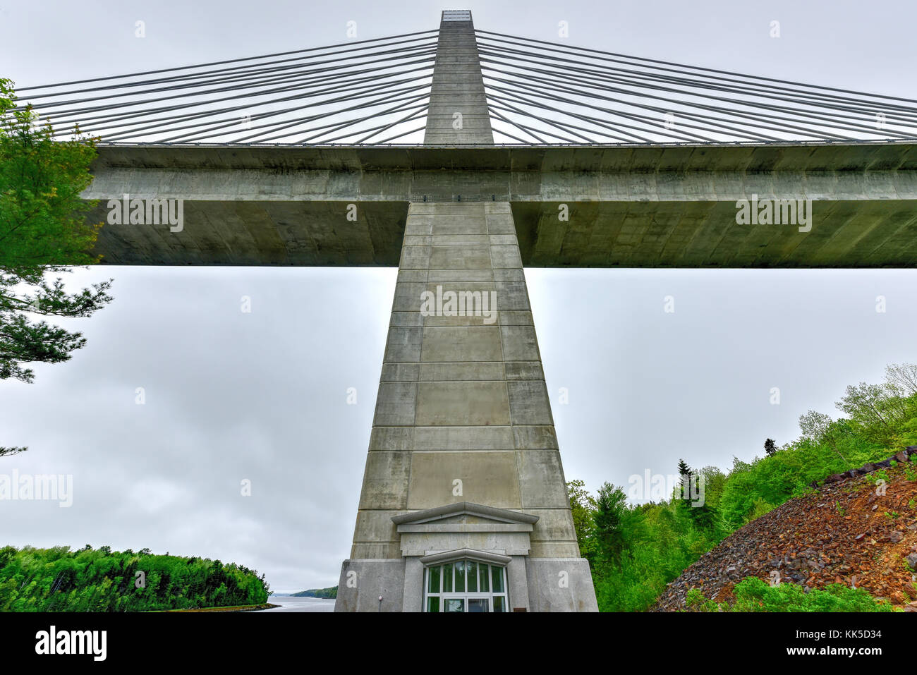 The Penobscot Narrows Bridge Is A 2 120 Feet 646 M Long Cable Stayed