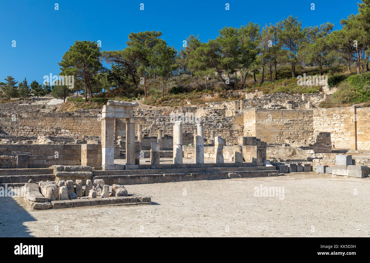Ancient City of Kamiros, Rhodes, Greece Stock Photo - Alamy