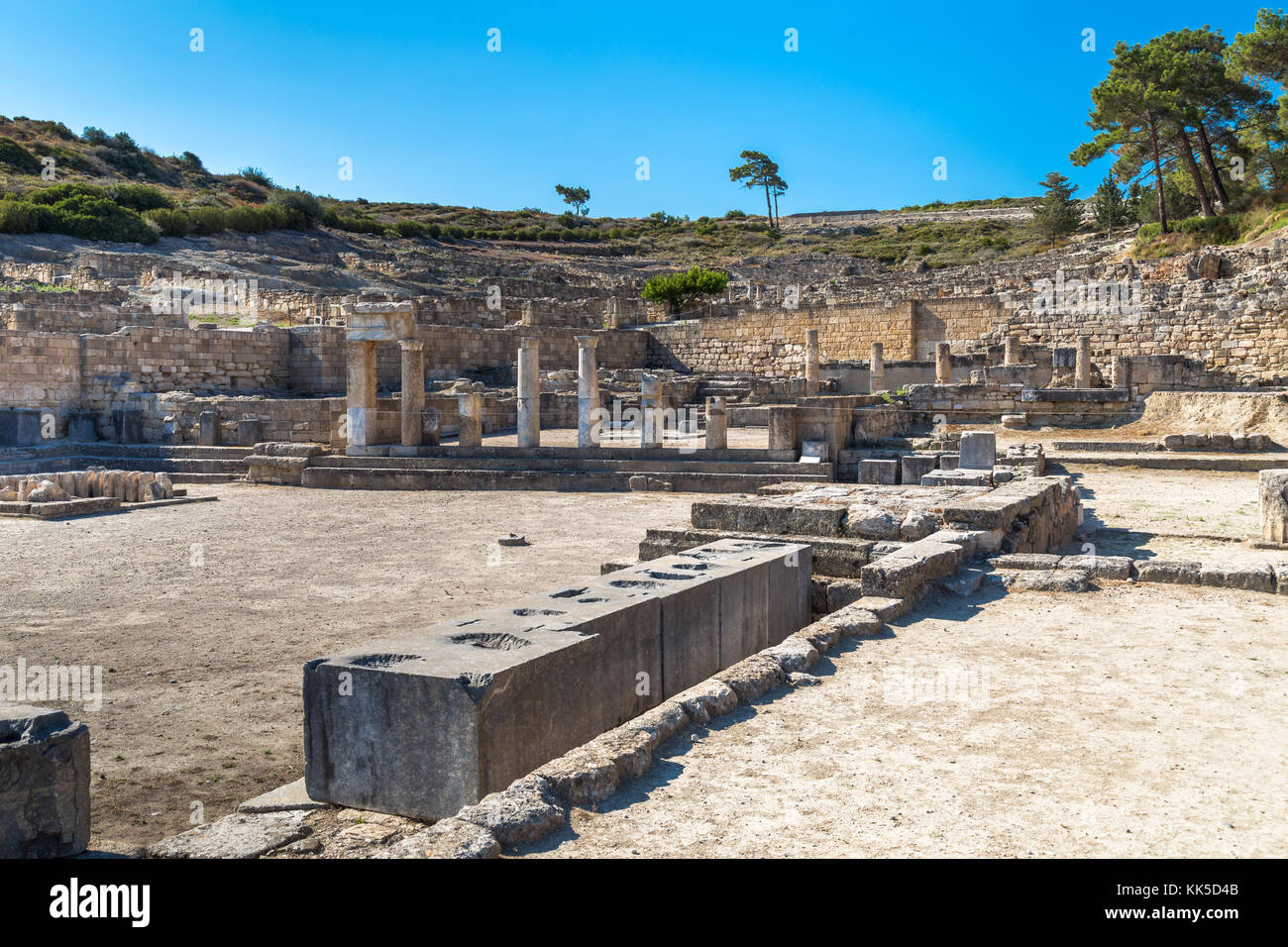 Ancient City of Kamiros, Rhodes, Greece Stock Photo - Alamy