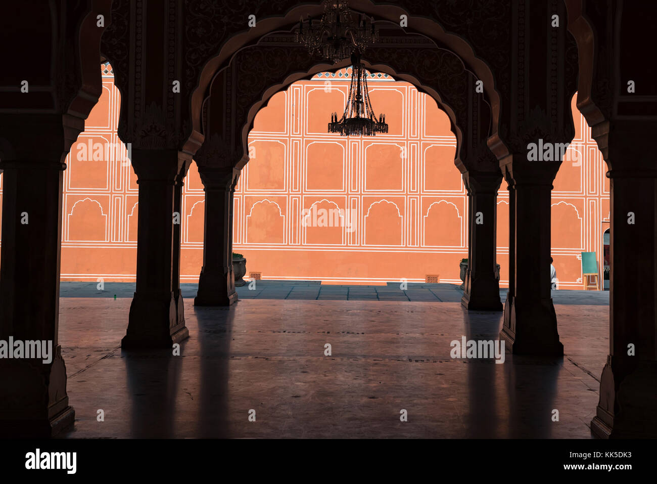 Archway and wall of City Palace in Jaipur, India Stock Photo - Alamy