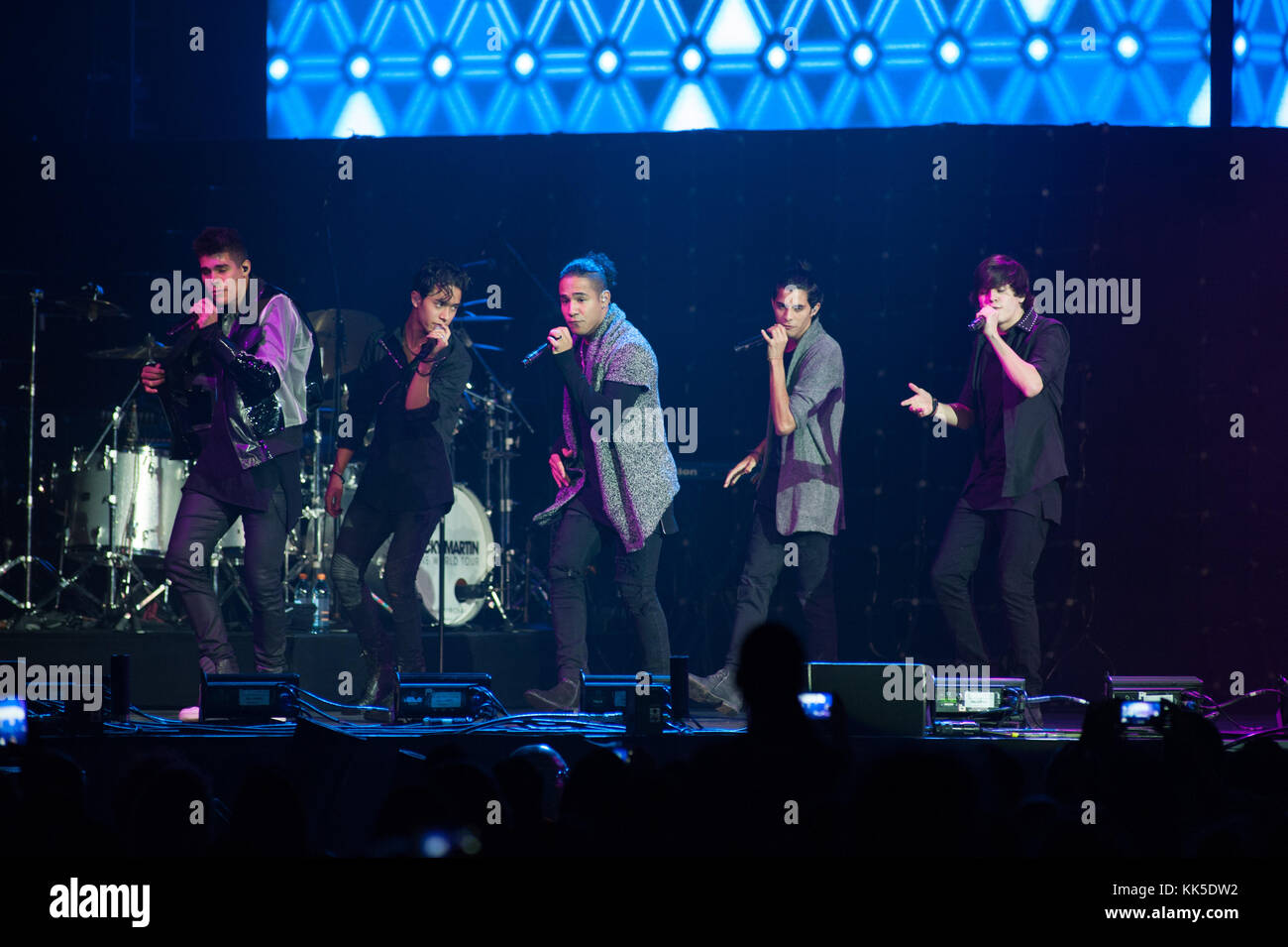 HOLLYWOOD FL - AUGUST 01: CNCO Performs On The One World Tour at Hard ...