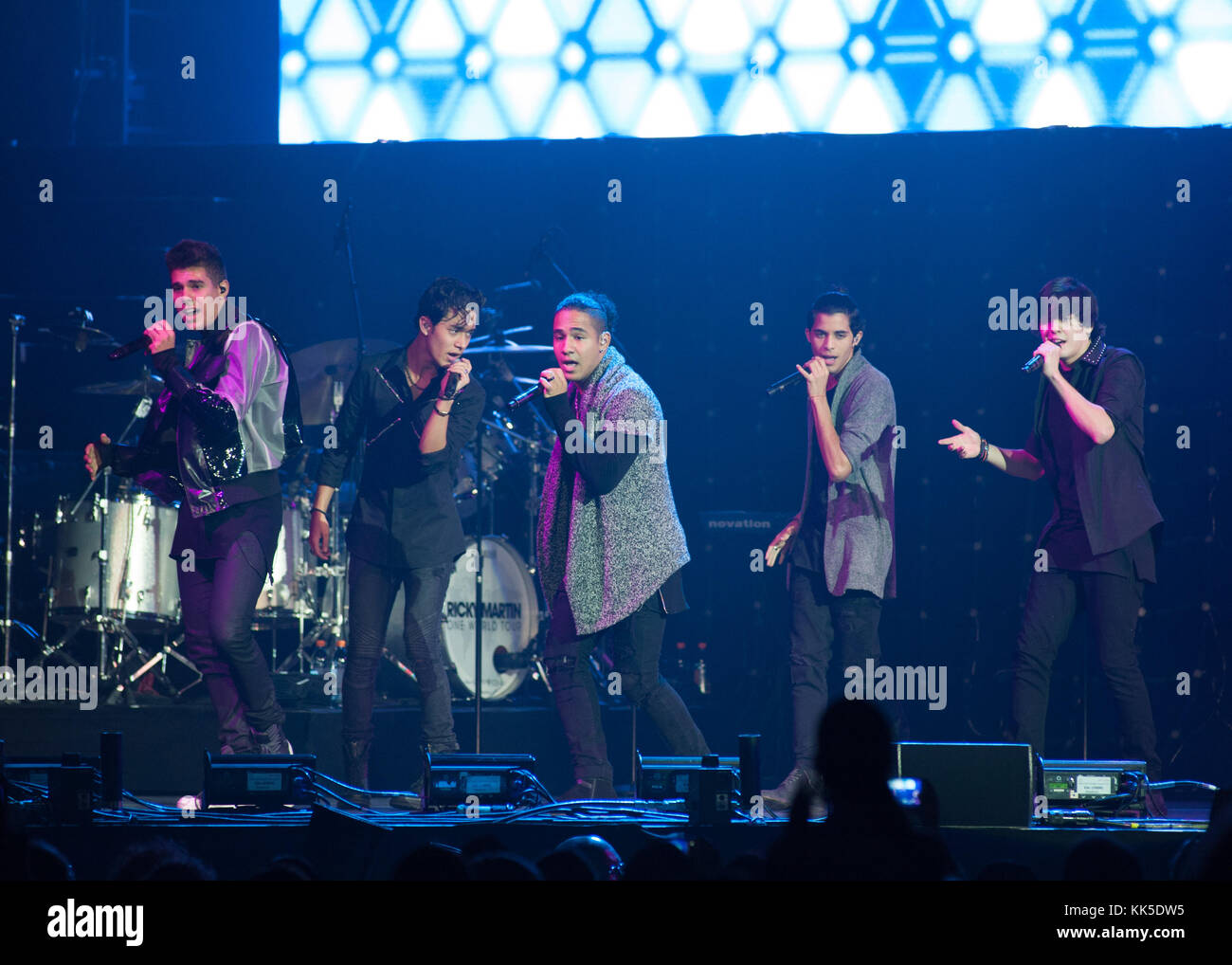 HOLLYWOOD FL - AUGUST 01: CNCO Performs On The One World Tour at Hard ...